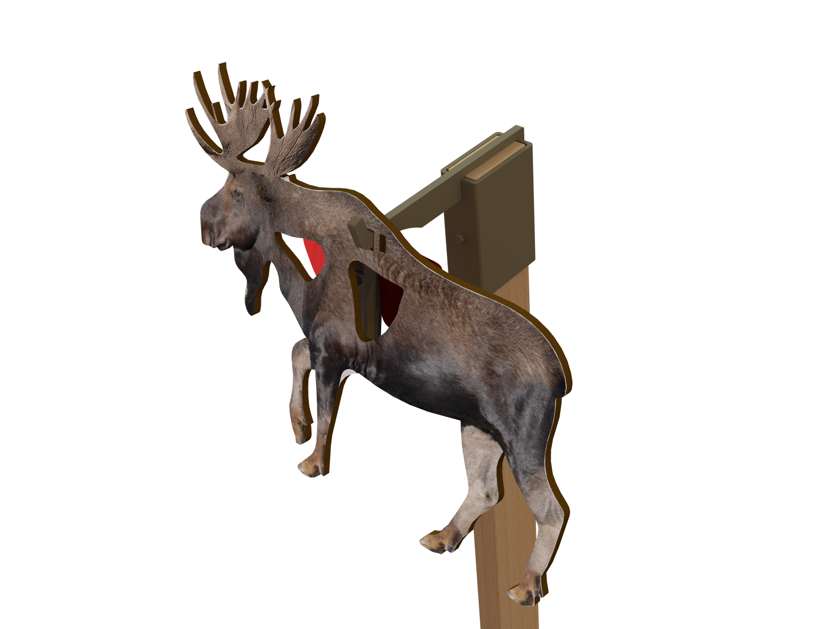 Moose w/ Spring Loaded Vitals Shot Flipper – Origin Tactical Solutions