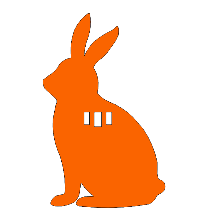 Rabbit Targets Silhouette